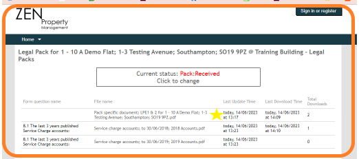 Creating and Sending a Legal Pack – Dwellant Help Centre