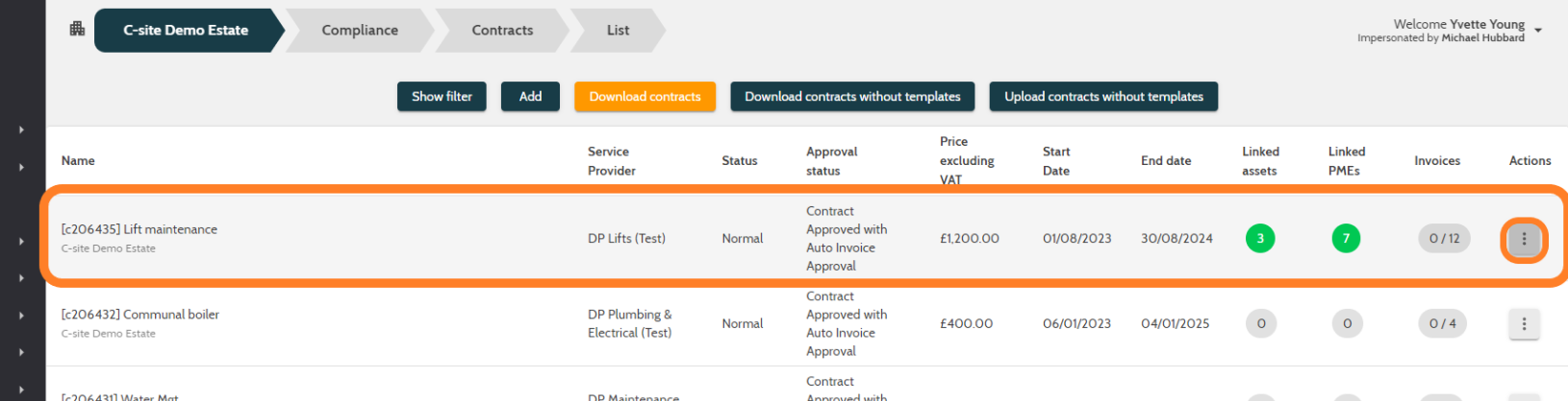 Assets and Contracts – Dwellant Help Centre