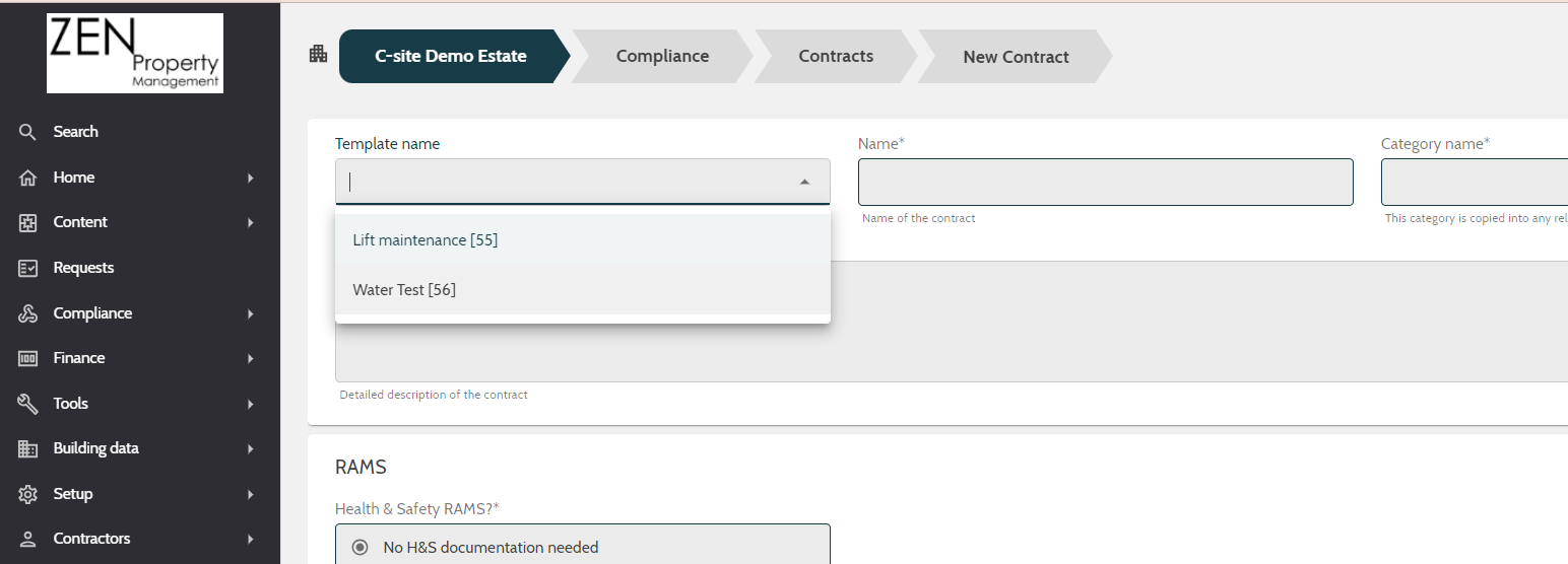 Contract Templates in the Compliance Module – B-Hive Partners