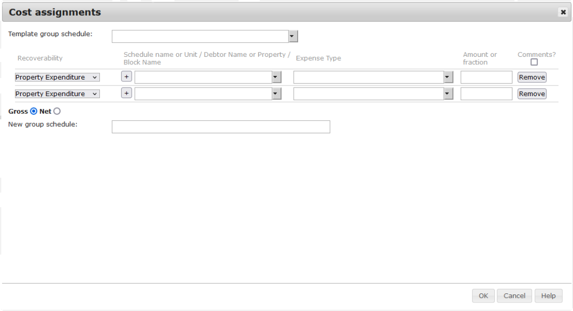 Multiple Schedules & Expense Types – Dwellant Help Centre