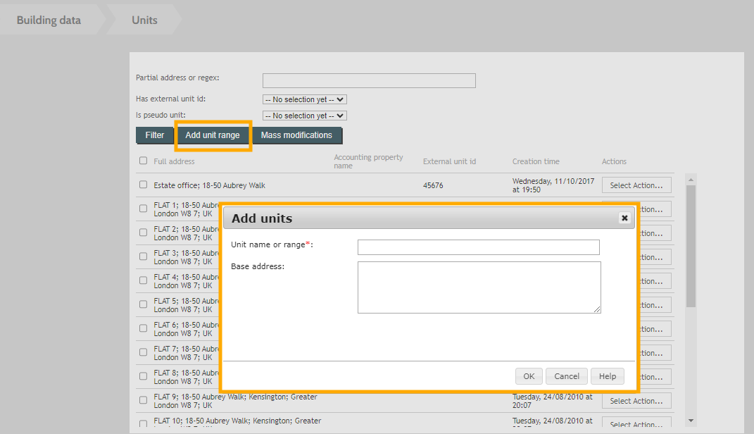 Add a new unit – Dwellant Help Centre