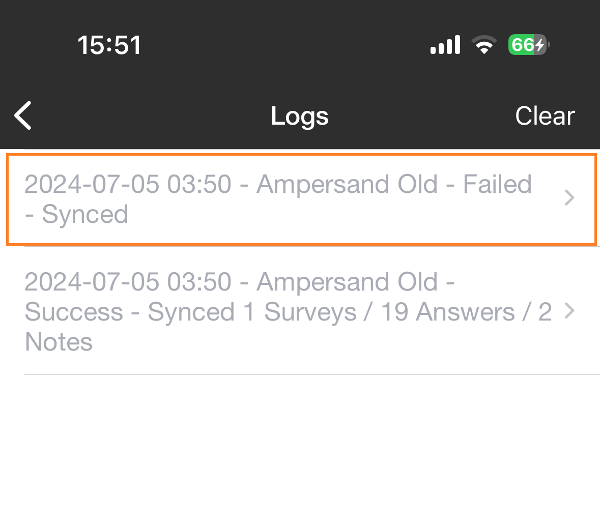 C-Site Logs – Dwellant Help Centre