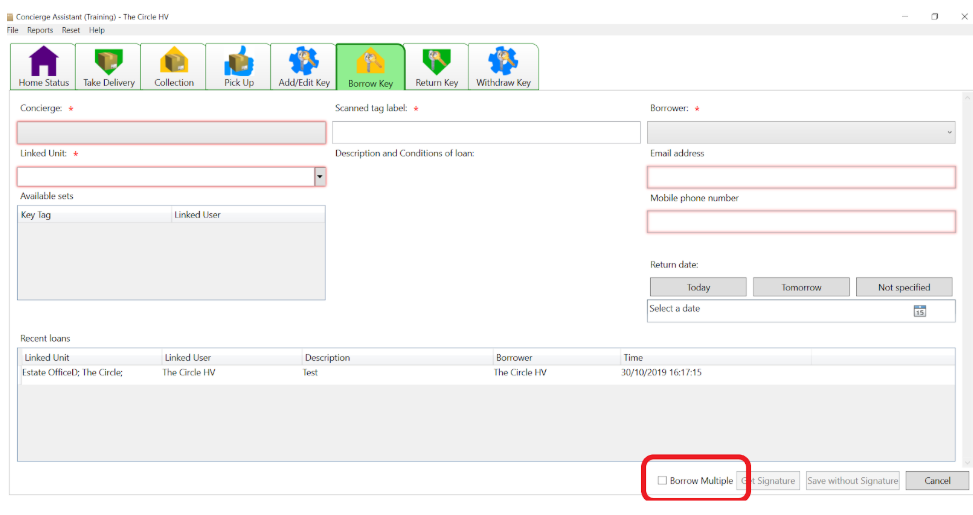 Borrowing a key – Dwellant Help Centre