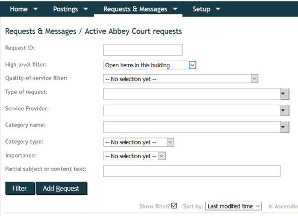 Requests – Dwellant Help Centre